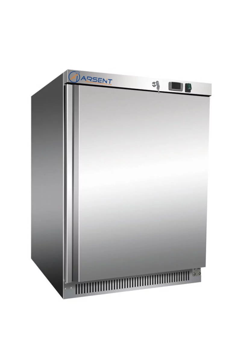 140 litros de aço inoxidável sob freezer 128W | Makro