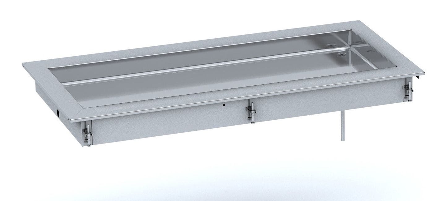 Combisteel Drop-in Crushed-Ice Bak GN5/1 van roestvrij staal | Makro