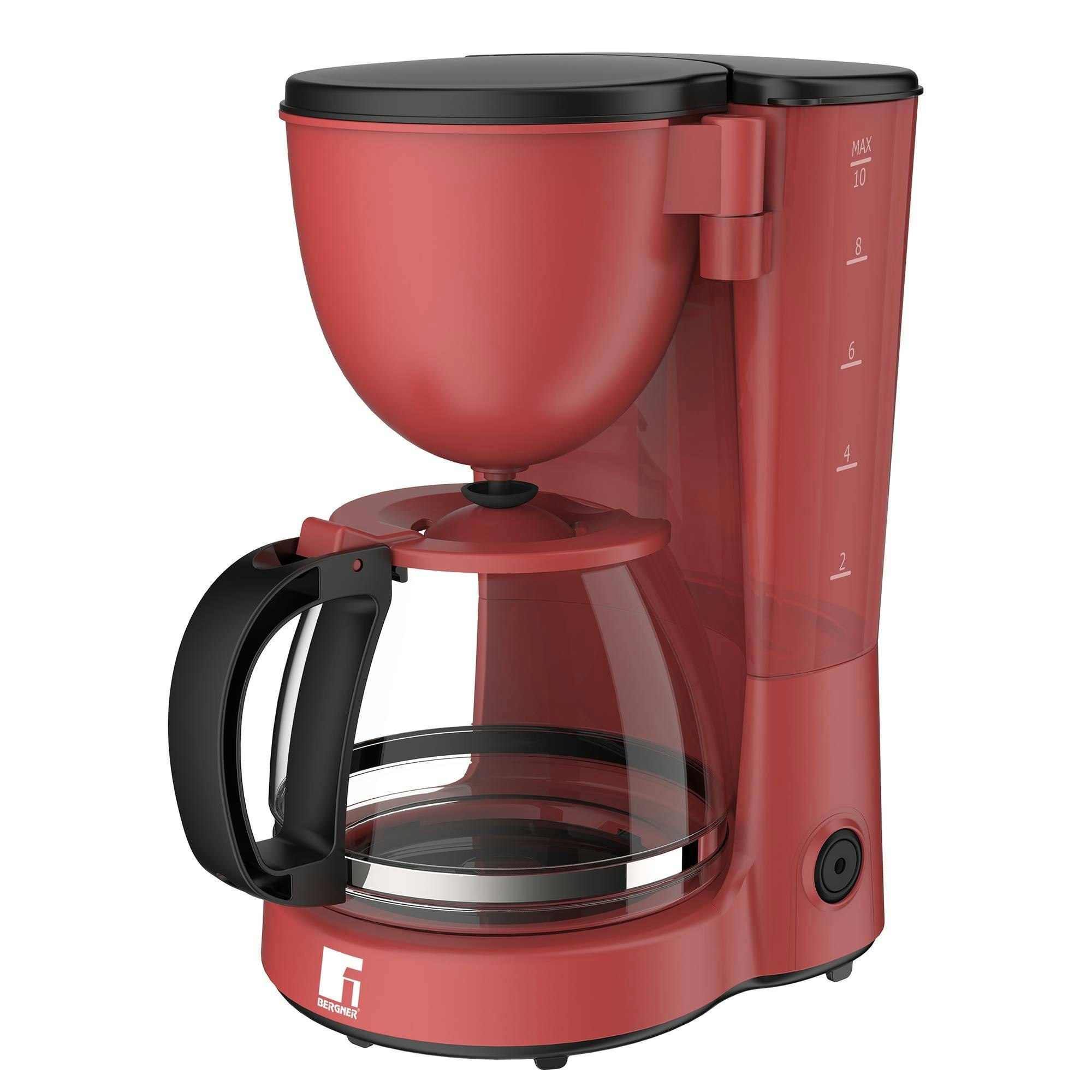 BERGNER - Cafetera de goteo 600W de 1,25L Maroon | Makro