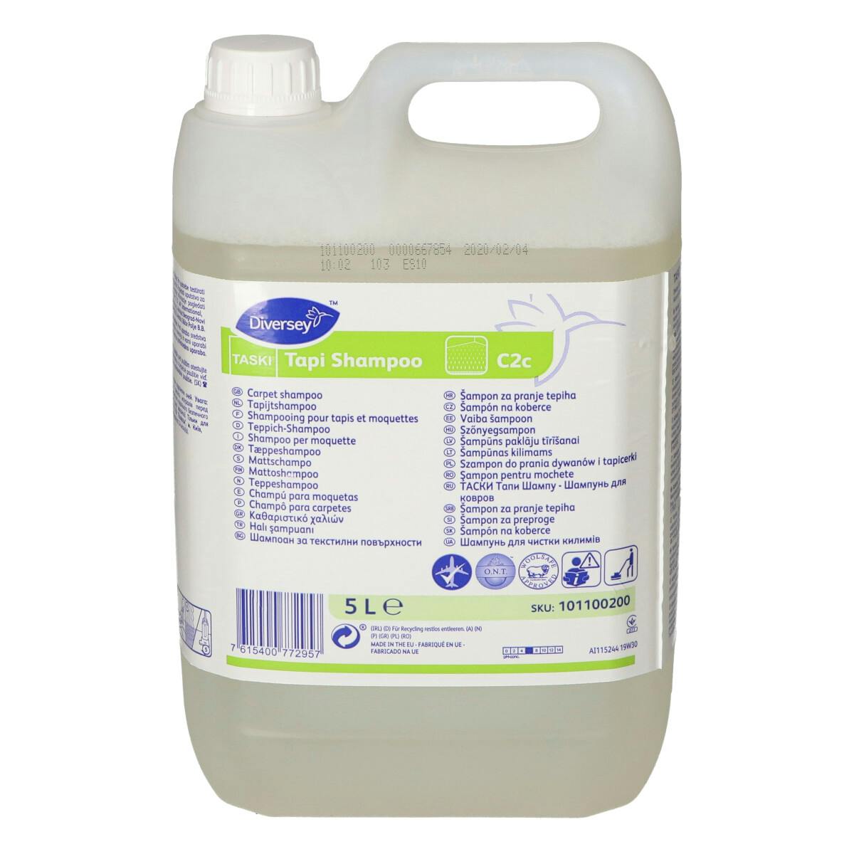 TASKI | Tapi Shampoo C2c - Champú para suelos textiles - 5 L | Makro