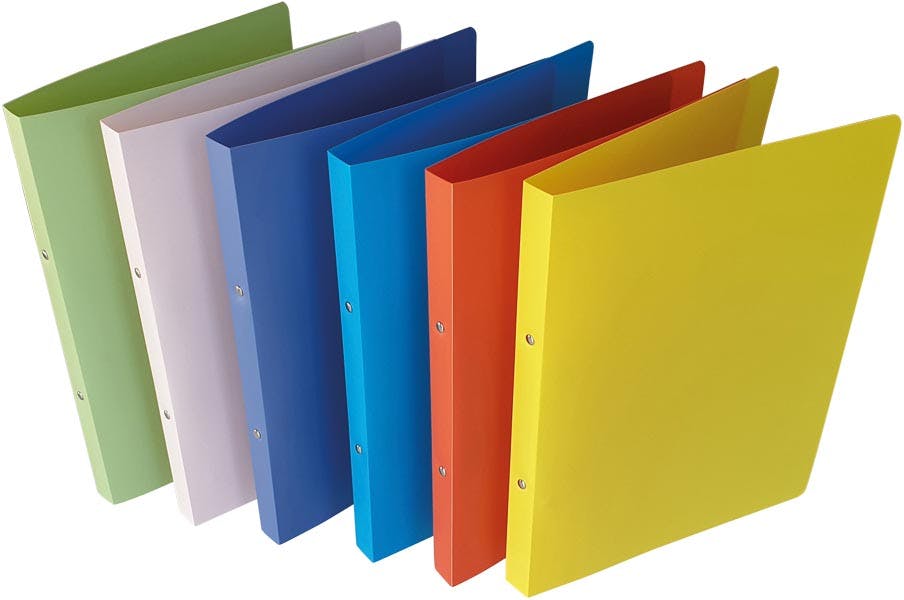 Bronyl Sorbet ringmap ft A5, ringen van 16 mm, uit PP, assorti | Makro