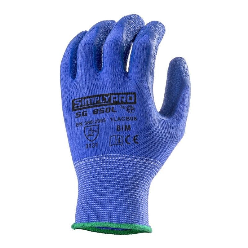 Coverguard - Gants manutention bleu EUROLITE SG850L (Pack de 10 ...