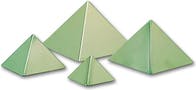 Matfer Moule inox pyramide H.4 cm x 6 Matfer - 341111 | METRO