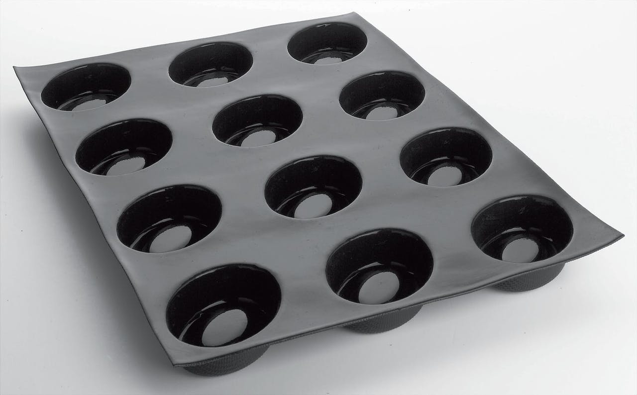 Flexipan Moule silicone® 24 savarins ovales Flexipan® Matfer - 336124 ...