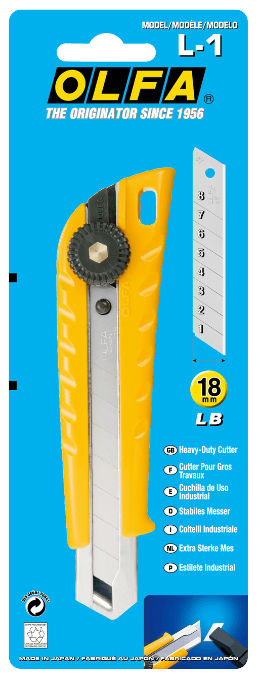 Olfa L-1 - Mehrzweckschneider - 18mm - 6er-Pack | METRO