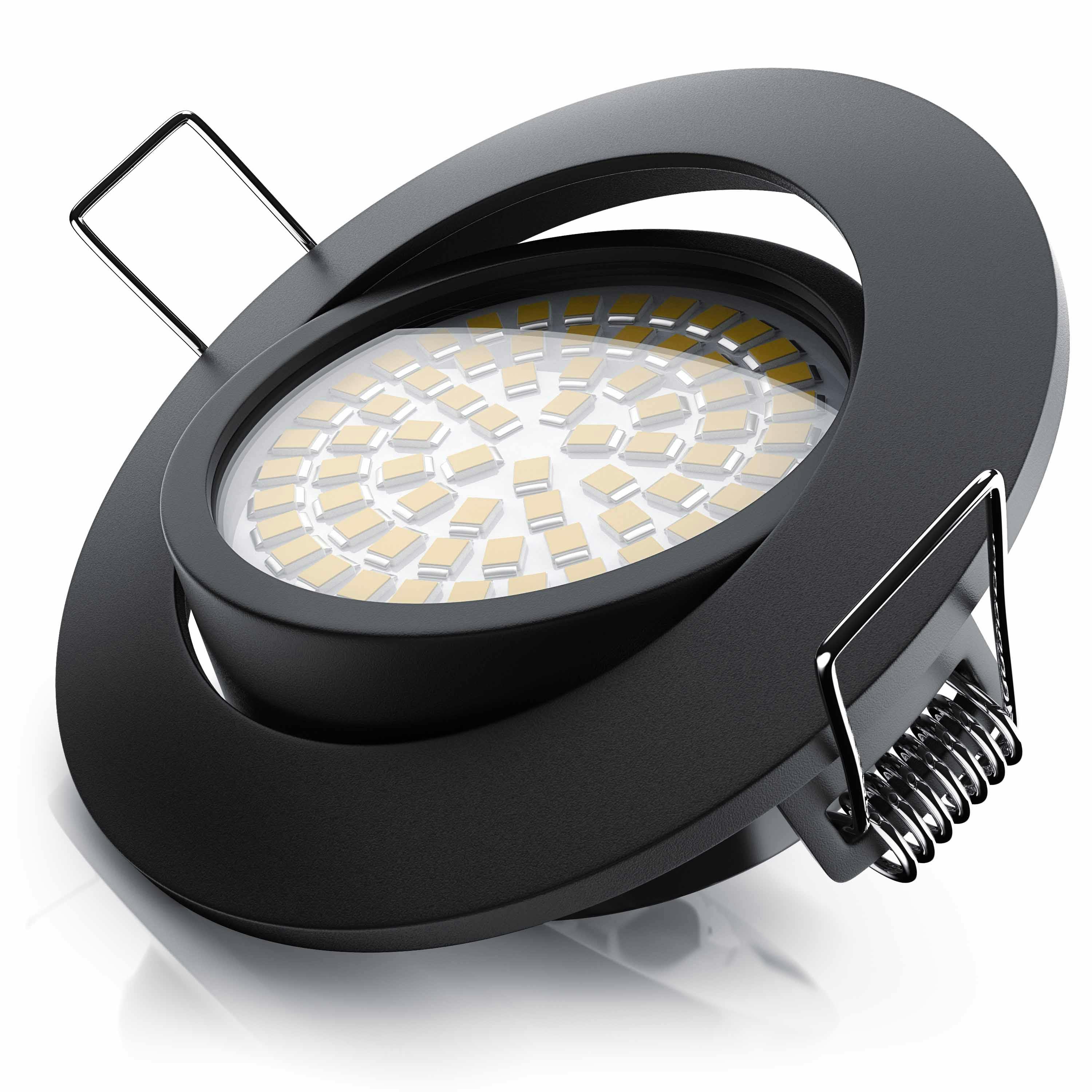 Brandson LED Deckenspots dimmbar & schwenkbar Einbaustrahler mit ...