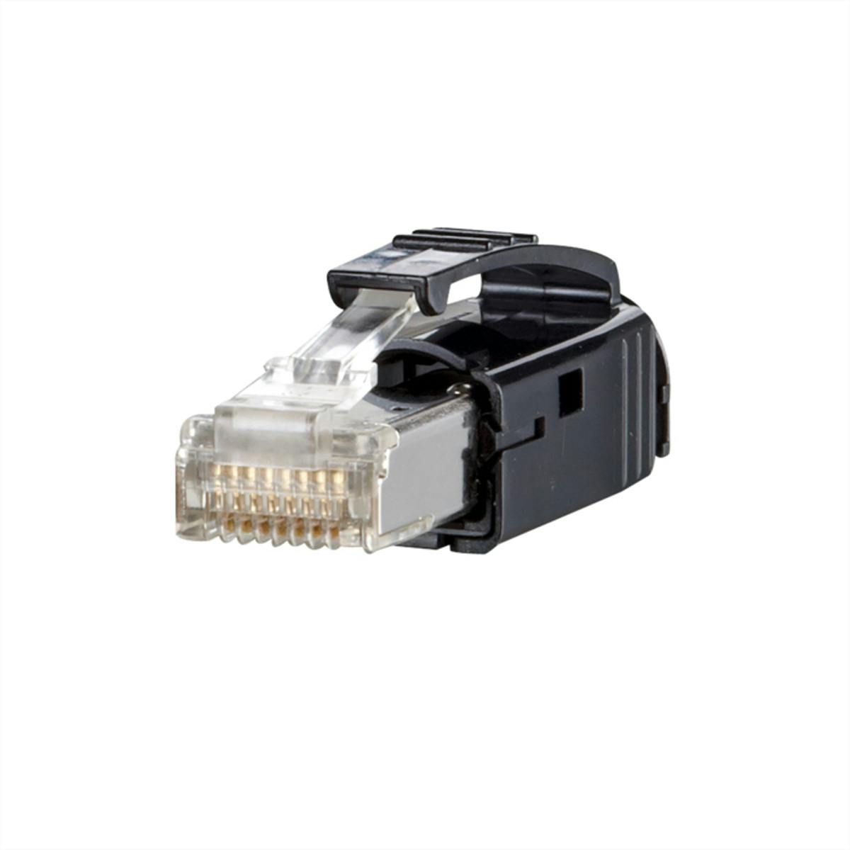 METZ CONNECT E-DAT Industrie IP20 RJ45 Stekker zwart, met doorvoertule ...