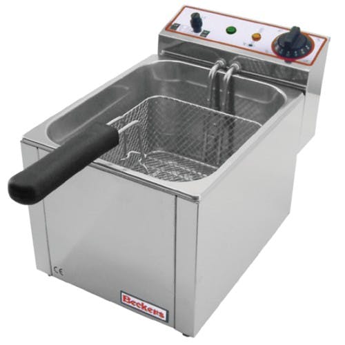 Friggitrice elettrica banco professionale 6 litri cm 26x40x31 RS1026 ...