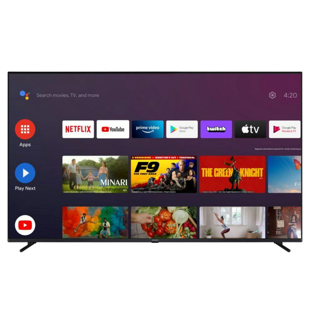 Smart TV QLED 65" AIWA 65QS8003UHD; 65 polegadas; Ultra HD 4K; Android ...