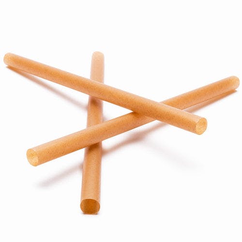 Paille Biodégradable en Canne à Sucre courte |14cmØ6mm | Ne ramollit ...