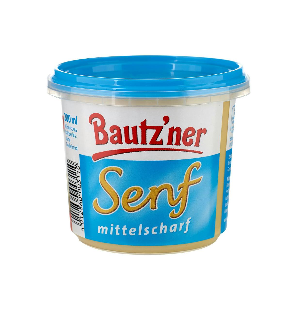 Bautzner Senf Mittelscharf 20 x 200 ml (4 l) | METRO Marktplatz