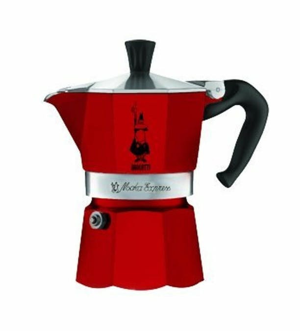 Bialetti 4941 Manuelle Kaffeemaschine Mokka-Kanne Rot | METRO