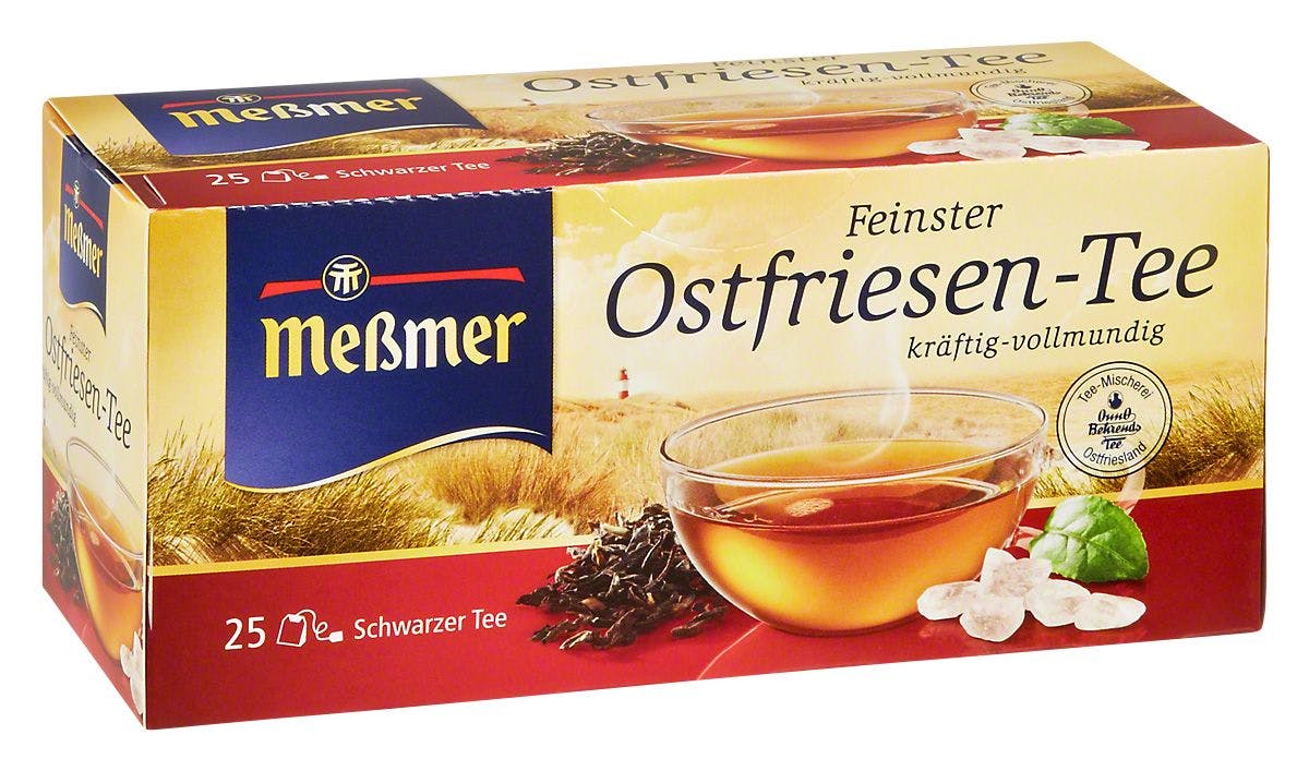Meßmer Schwarztee Feinster Ostfriesen-Tee 25 Teebeutel (38 g) | METRO