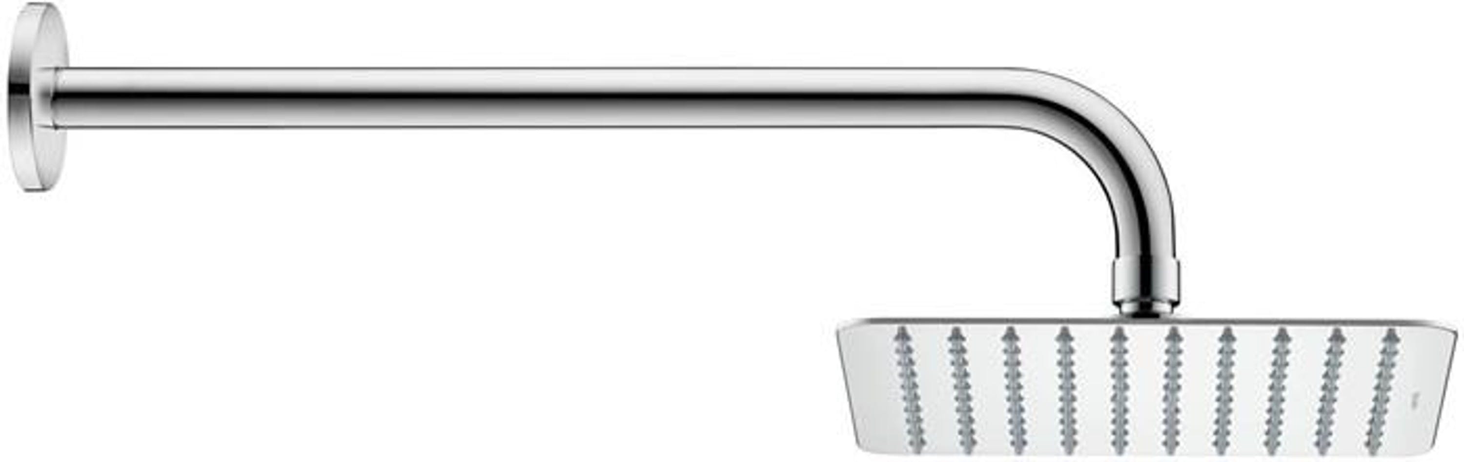 Duravit Kopfbrause 1 jet, 300, eckig chr | METRO