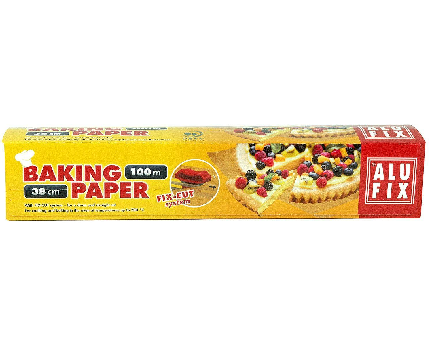 ALUFIX Backpapier braun 38cm breit FIX-CUT System 100m | METRO Marktplatz