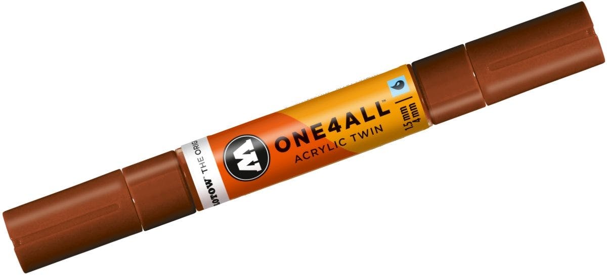 Permanentmarker One4All Acrylic Twin nachfüllbar 1,5 und 4mm ...