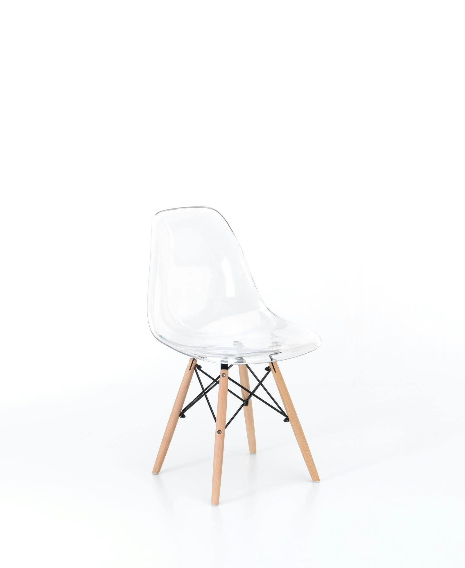 Isotta - Stoel in wit PVC polycarbonaat 4 st | Makro