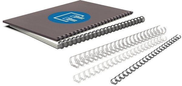 Binderücken Renz Ring Wire 2:1 6,9 mm für 45 Blatt schwarz | METRO
