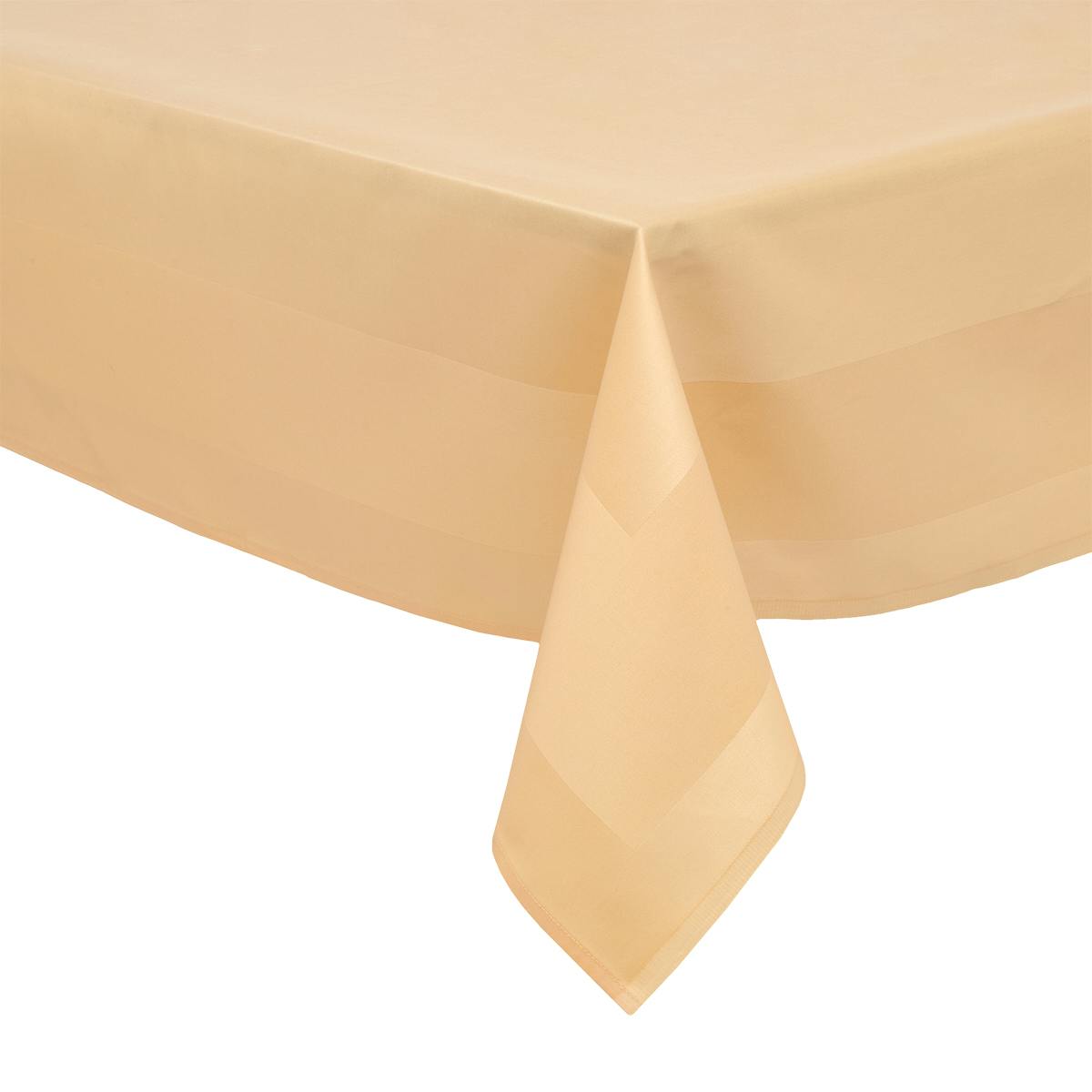 Nappe jaune avec bande satin 130 x 130 cm - LTITEX | METRO