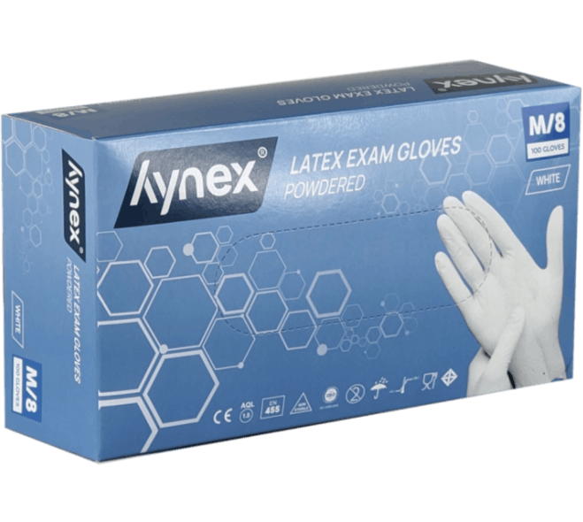 Hynex latex Powdered White 5,0gr MD - 1000/stuks (10 doosjes ...
