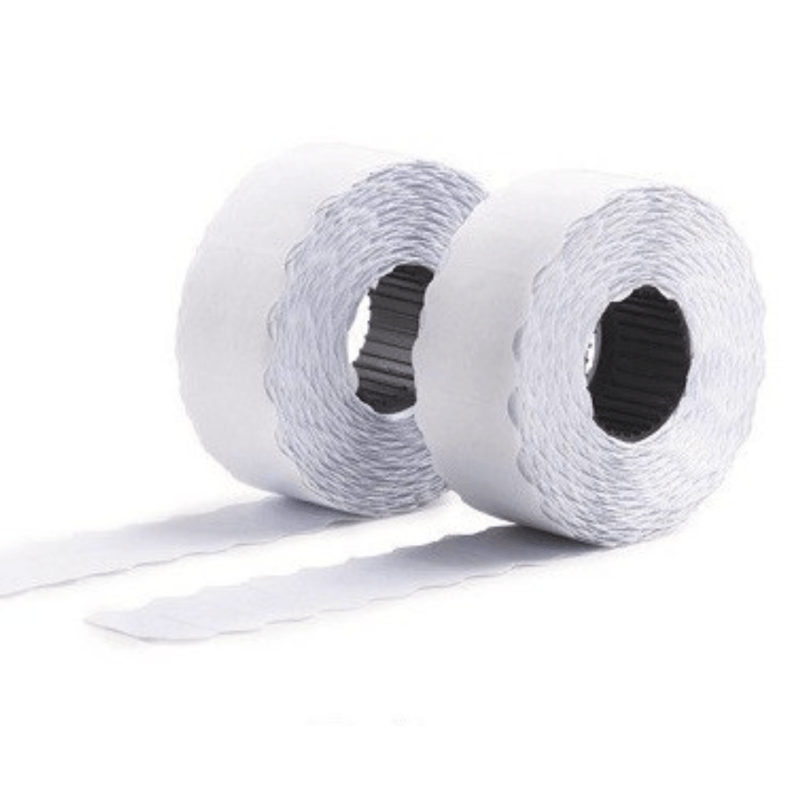 Rolo de etiquetas 1 linha branca 2,6x1,2 cm (8 rolos) | Makro