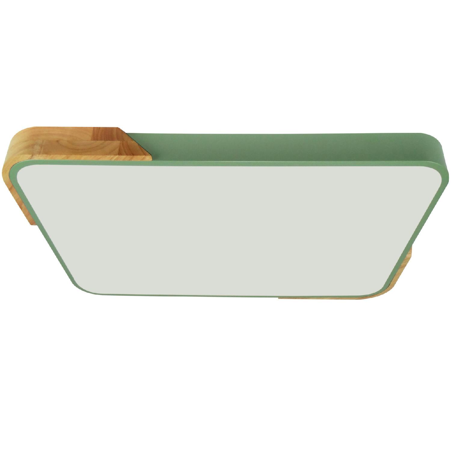 Iluzzia Plafón de Techo LED 30W Rectangular Madera y Metal CCT ...