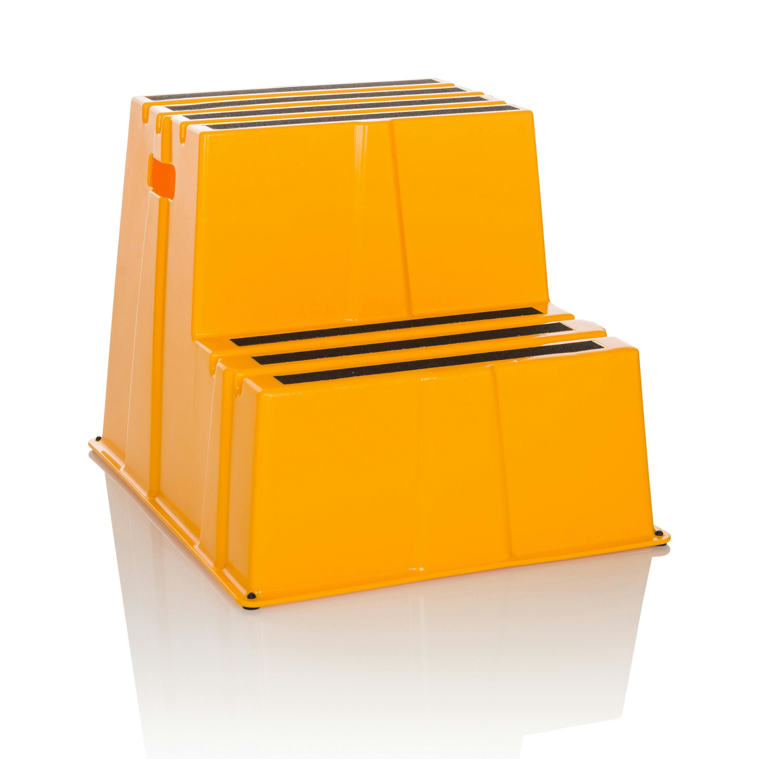 Sgabello TIO-E2 plastica giallo hjh OFFICE | METRO