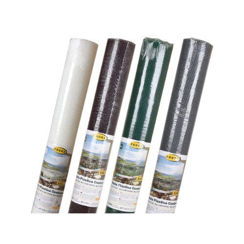 Rede Plástica Quadrada 05x05mm Verde 1x5 m (Faura) | Makro