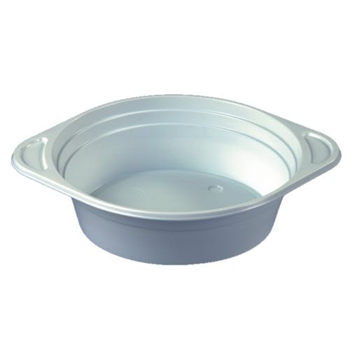 Starpak, Soepkommen, PP rond 500 ml Ø 15,6 cm · 4,5 cm wit met handvat | Makro