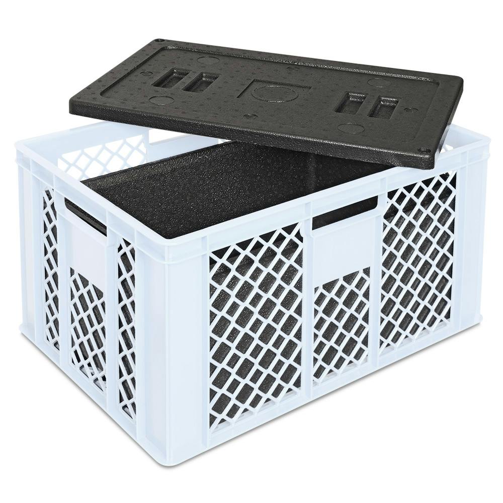 Eurobehälter mit EPP-Isolierbox, LxBxH 600 x 400 x 320 mm, 25 Liter ...