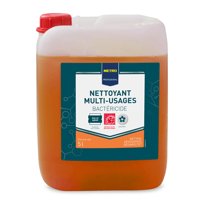 METRO Professional Nettoyant multi-usages bactéricide agrume 5 L | METRO