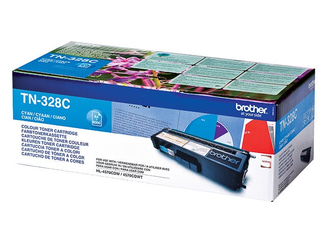 Brother TN328 Cartouche de TONER ORIGINAL CYAN - TN328C | METRO