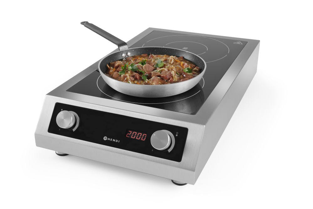 Plaque de cuisson à induction modèle 7000, HENDI, Profi Line, 400V ...