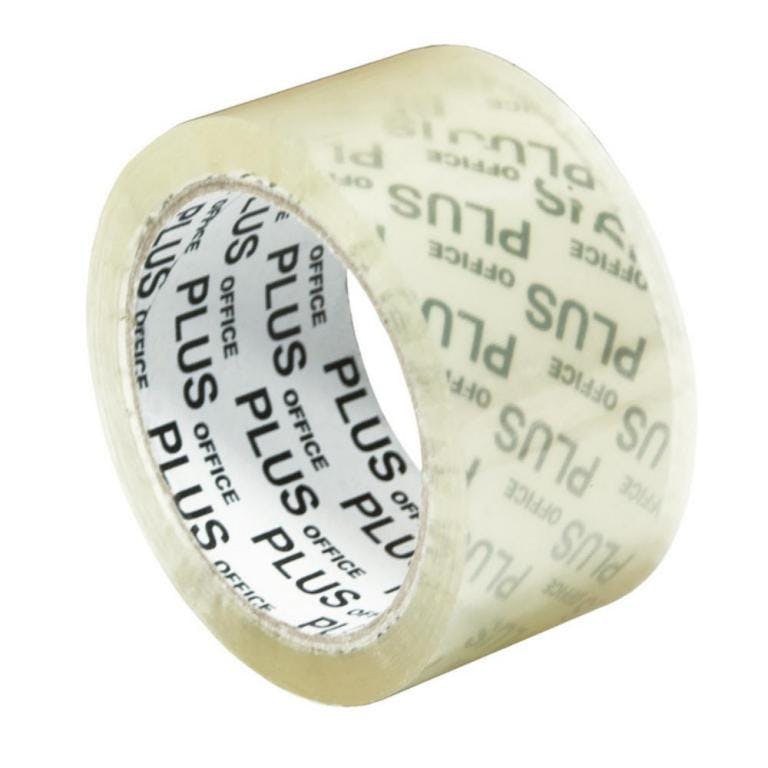 Cinta de Precinto Transparente Plus Office 50mm x 66m | Makro