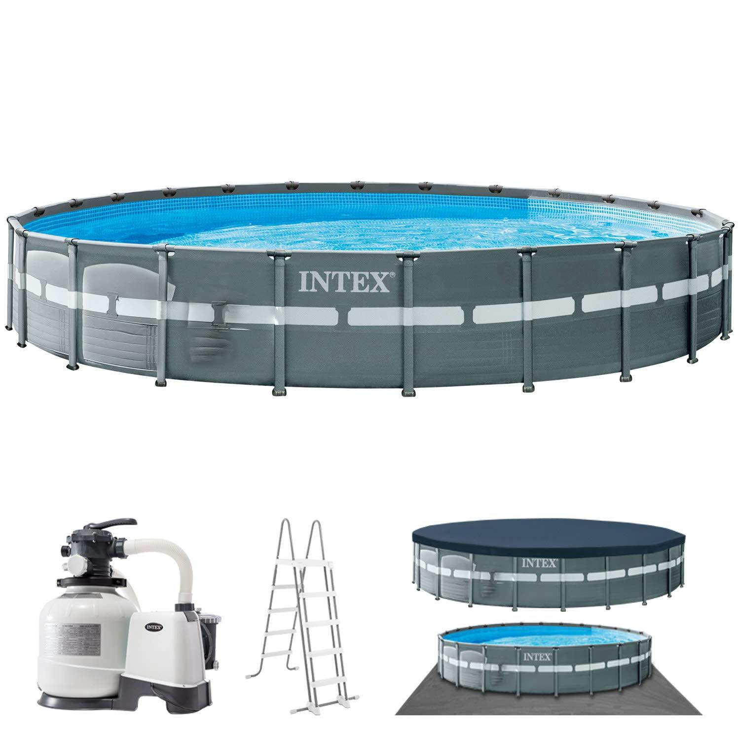 Intex 26340 Ultra XTR Frame Pool 732x132 cm Set Sandfilteranlage ...
