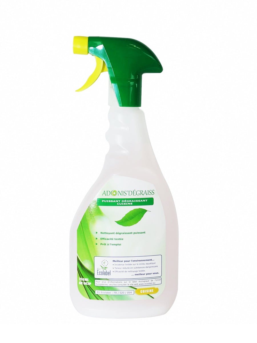 Dégraissant puissant cuisine ADONIS' DEGRAISS Ecolabel - Spray de 750ml ...