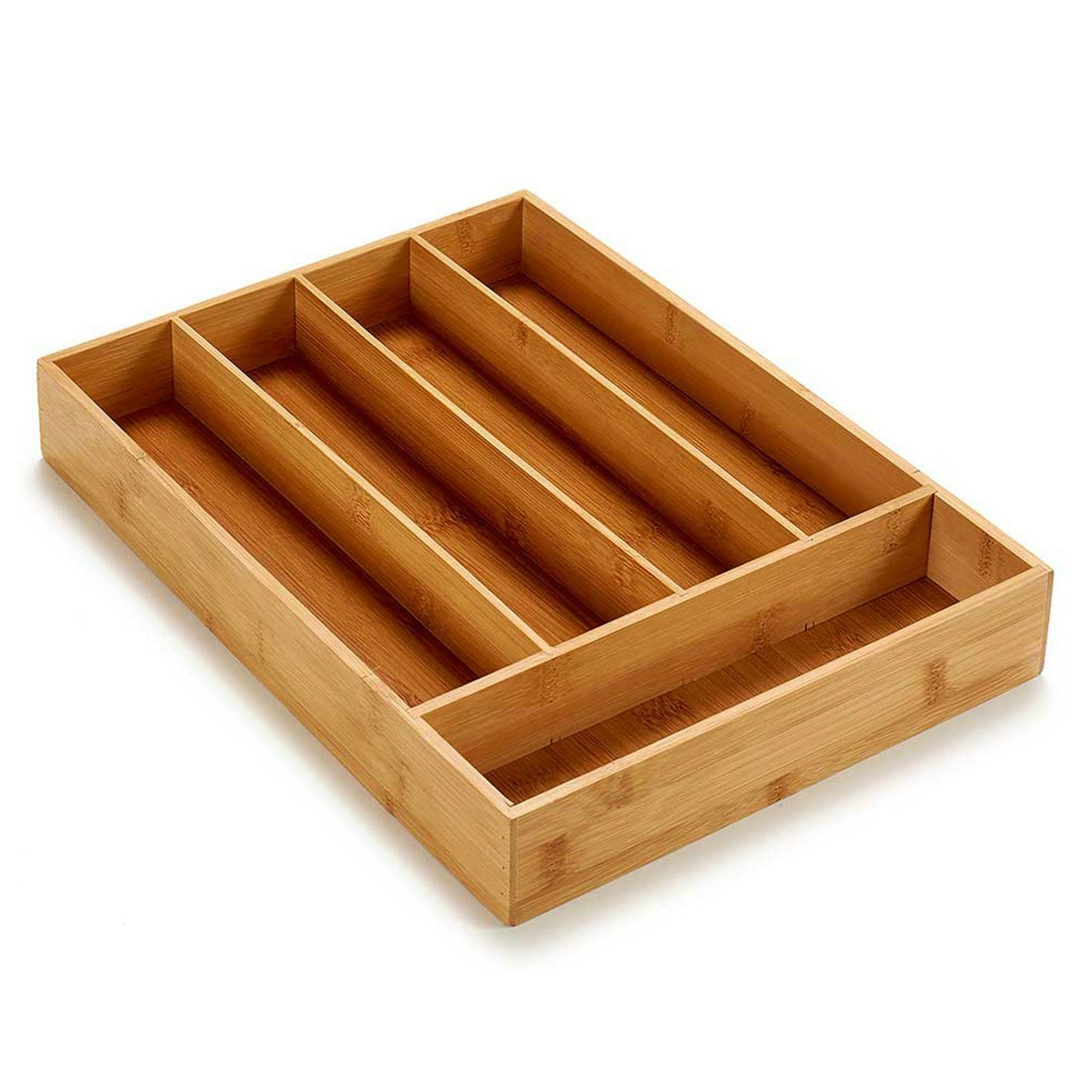 San Ignacio KINVARA - Portaposate in bambù con 5 scomparti 35x25cm | METRO