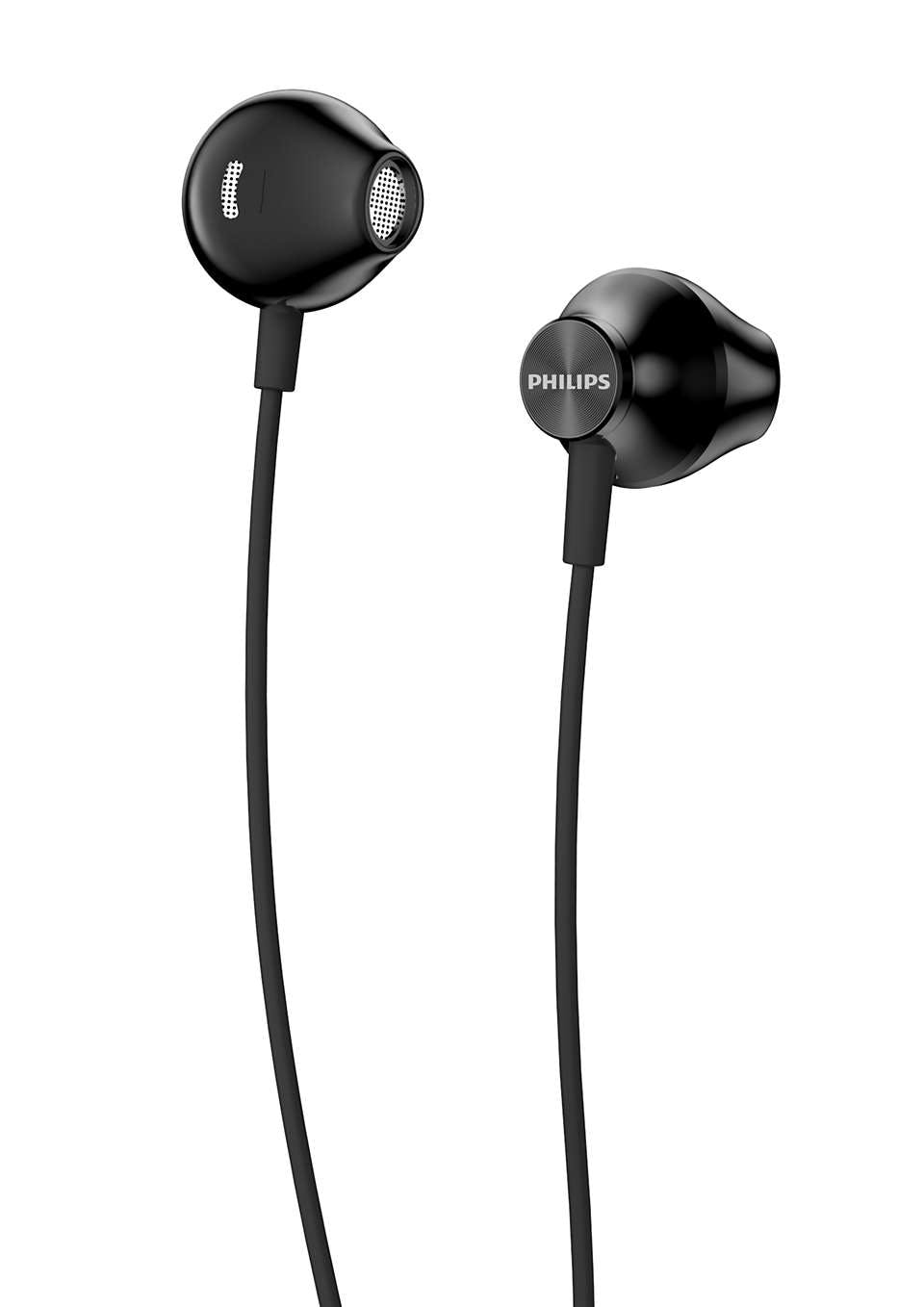Philips Cuffie intrauricolari con filo TAUE100BK/00 Nero | METRO