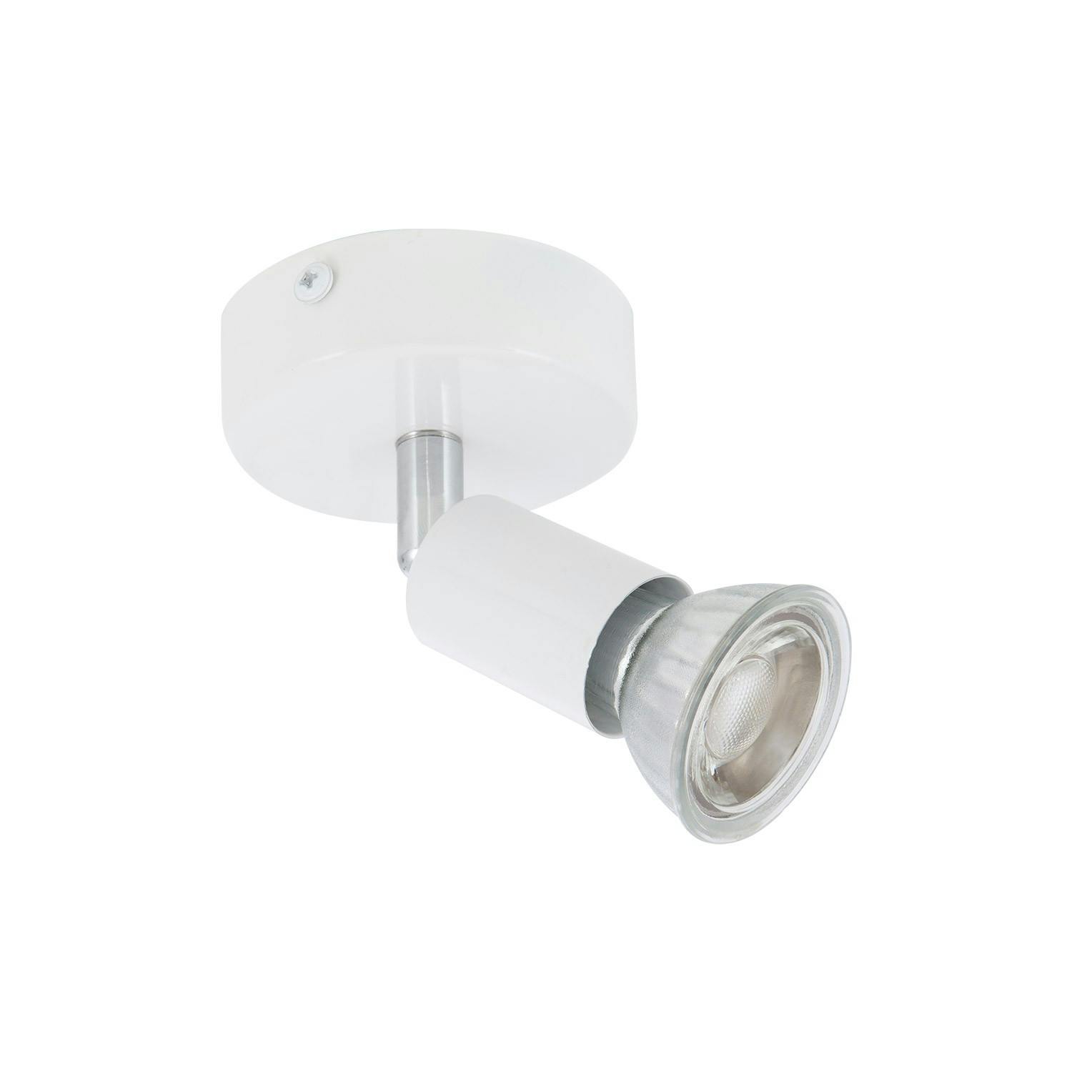 efectoLED Aplique Orientable Aluminio 1 Foco Oasis Blanco Blanco | Makro