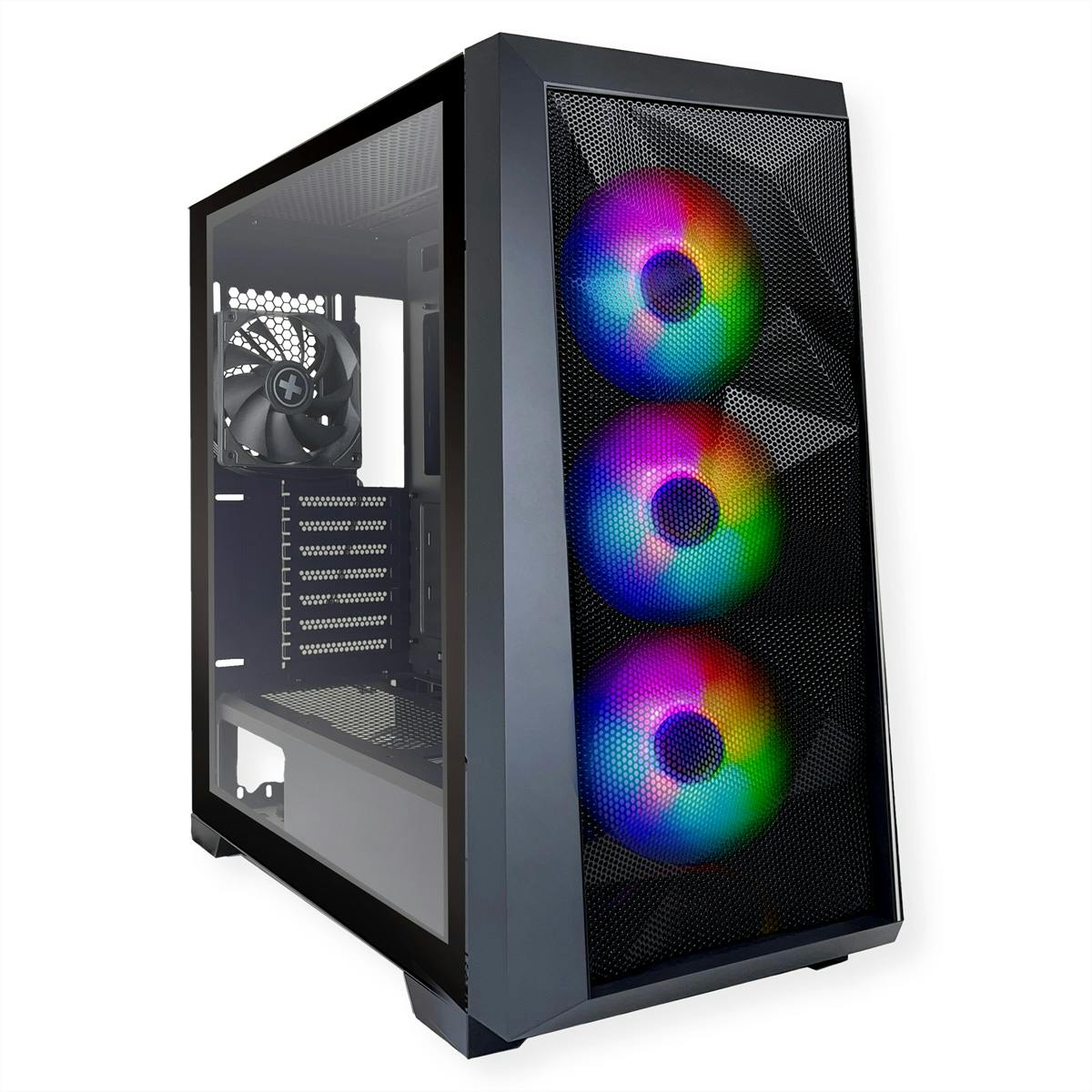 Xilence Xilent Breeze X712.RGB PC-behuizing, ARGB, PWM, ATX Midi Tower | Makro