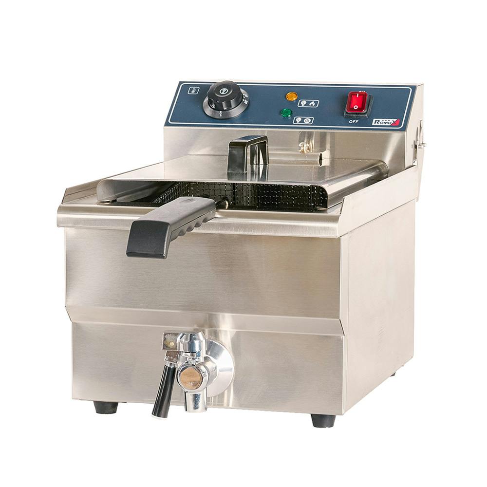 Romux® Elektrische Fritteuse Professionelle 12 Liter Tischgerät Einfach ...