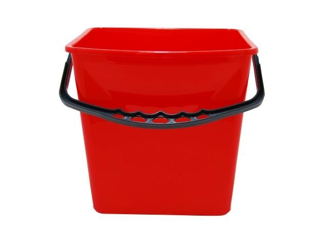 6 Liter Eimer, rot | METRO Marktplatz