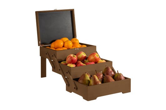 APS Buffet Box aus hellem Eichenholz, 70,5 cm x 37 cm, H: 53,5 cm, inkl ...