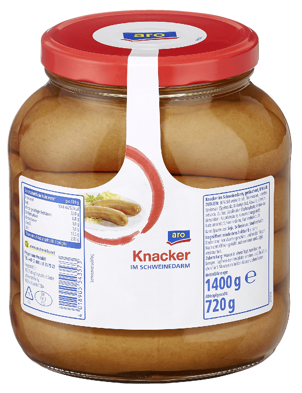 aro Westfälische Knacker Im Saitling (720 g) | METRO Marktplatz