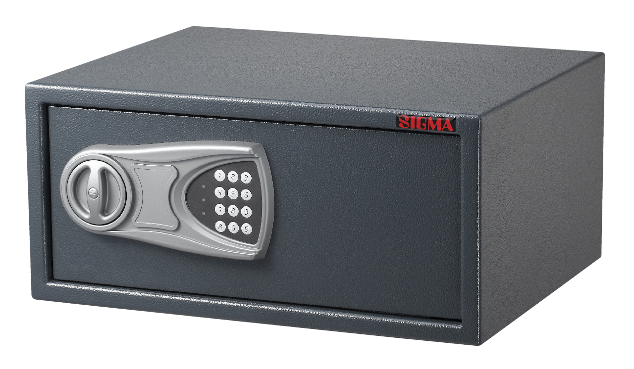 SIGMA KSF4335 kluis, 20x43x35 cm, elektronisch slot, 11 kg, grijs | Makro