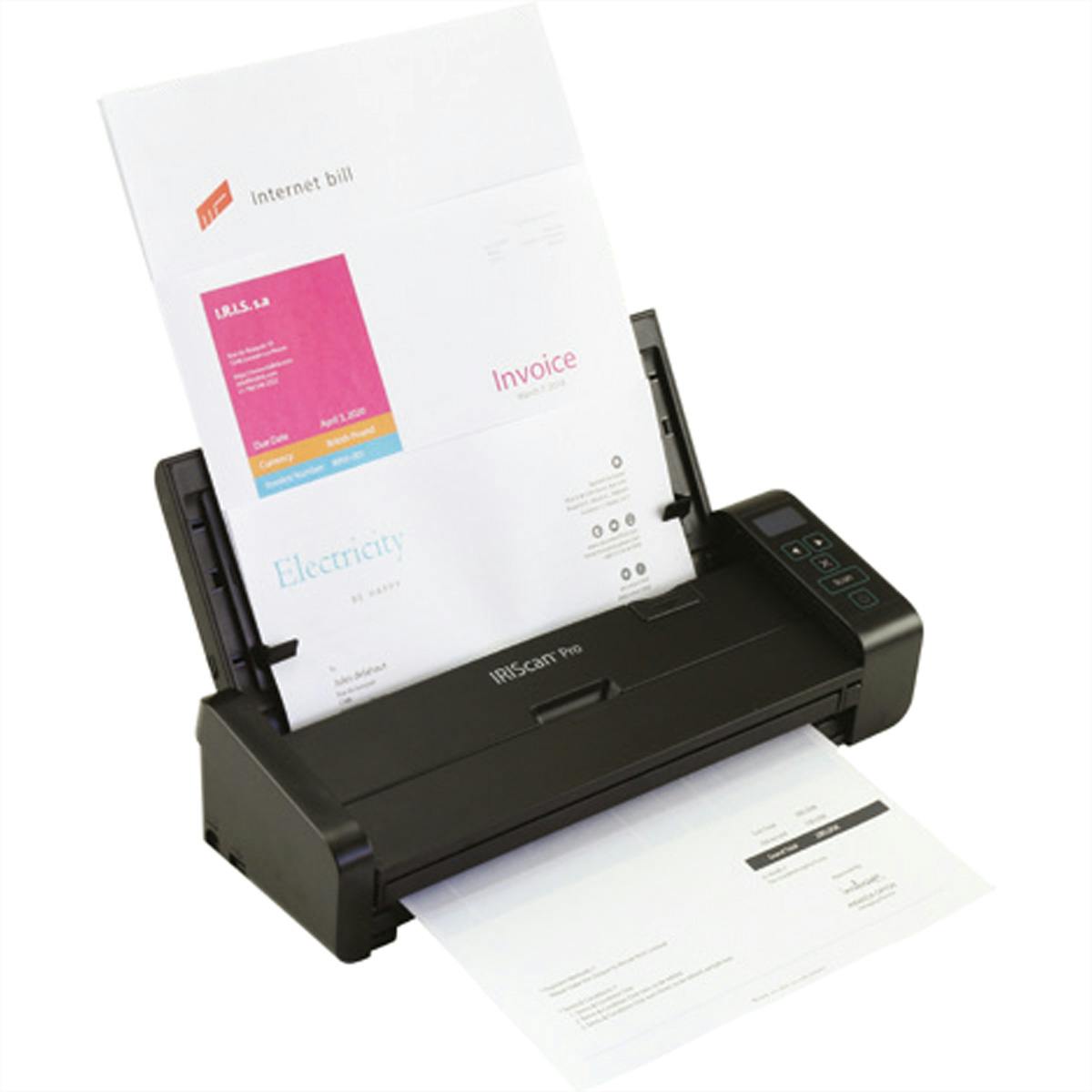 IRISCan Pro 5 23PPM ADF20Pages Dokumentenscanner, Mobiler Scanner mit ...