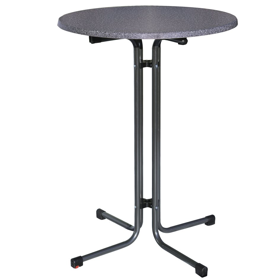 MFG Stehtisch d=80 cm, klappbar, Topalit-Platte, Gestell: anthraszit ...