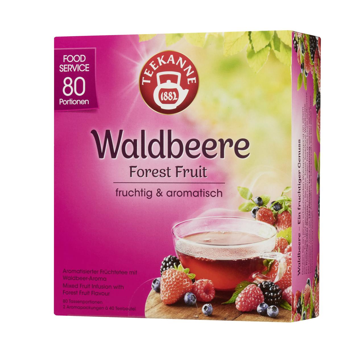 Teekanne Früchtetee Waldbeere Food Service 80 Teebeutel (180 g) | METRO