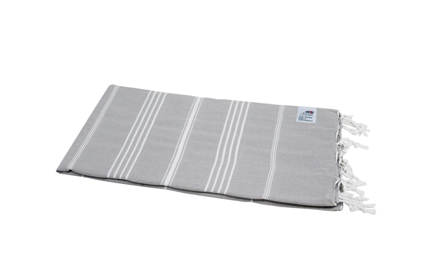 Hamam Handtuch hellgrau 100x210 cm Sultan Style | METRO Marktplatz