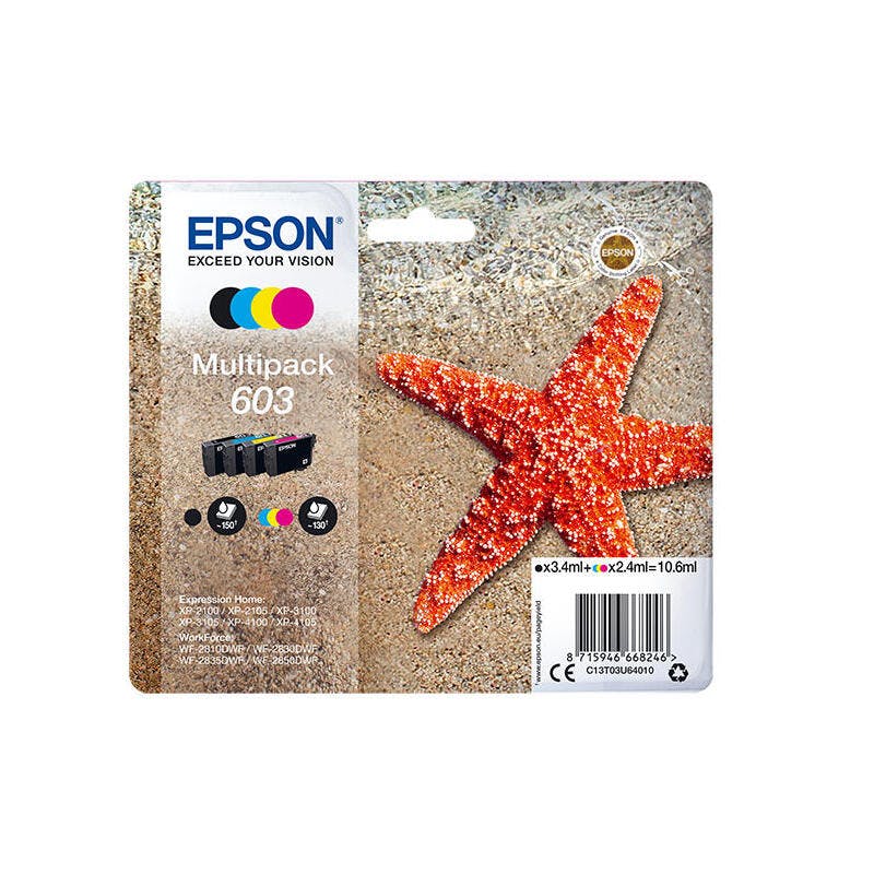 Epson Multipack Inchiostro Std Starfish 4 Inchiostro 603 Rf / Am Multi ...
